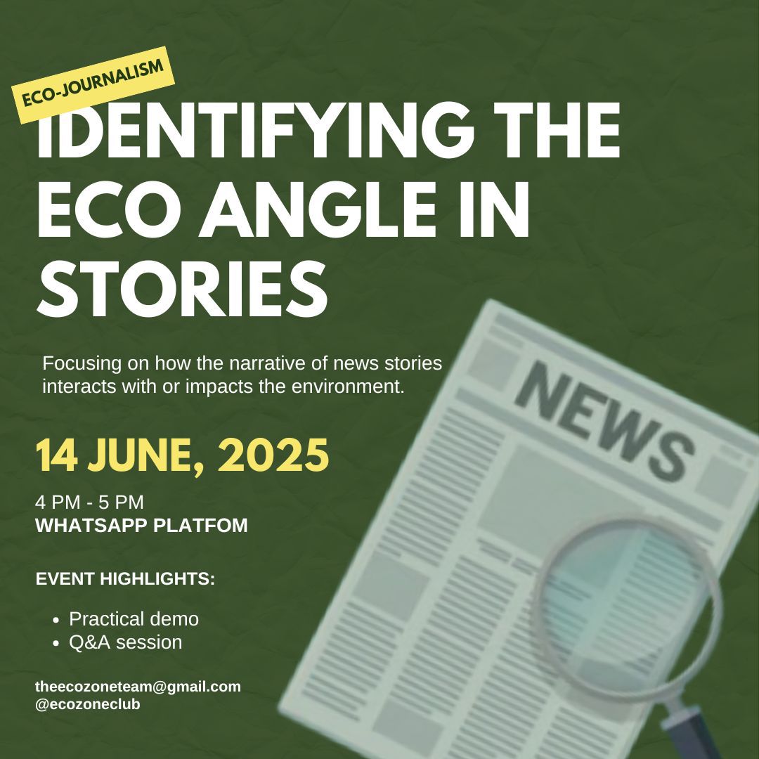 'Eco angles in stories essential for inspiring public action' - NIJ INSIGHT